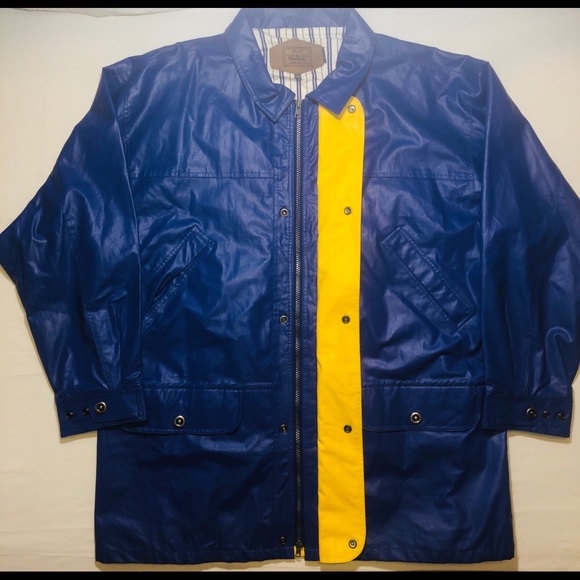 Woolrich | Jackets & Coats | Vtg Woolrich 9s Mens Pvc Rain Jacket Xl ...